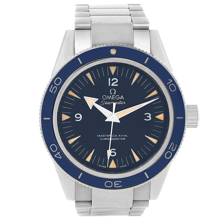 Omega Seamaster 300 Titanium Watch 233.90.41.21.03.001 Box Card For ...