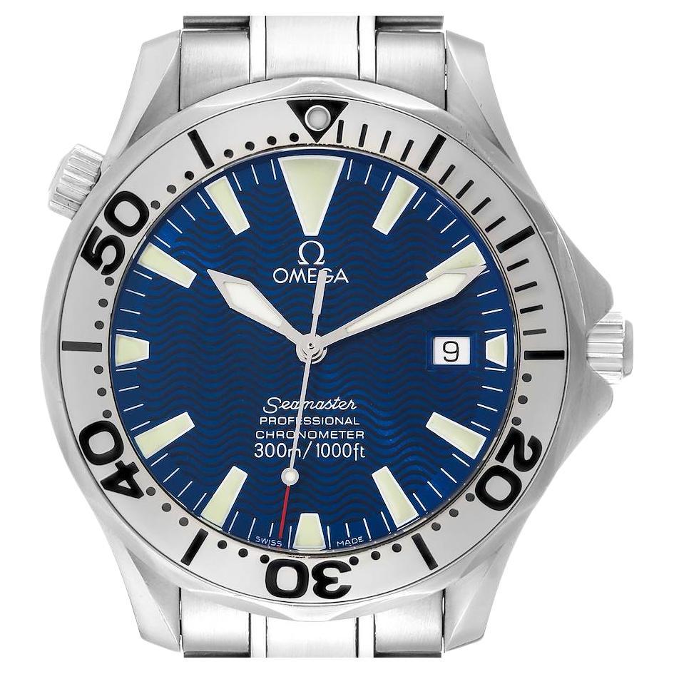 Omega Seamaster Blue Dial Chronograph Steel Men's Watch 2598.80.00 For ...