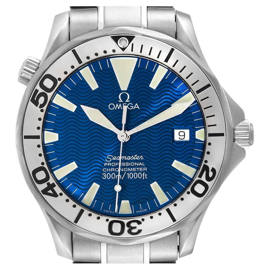 Omega Seamaster Midsize Blue Dial Steel Men's Watch 2551.80.00 For Sale ...