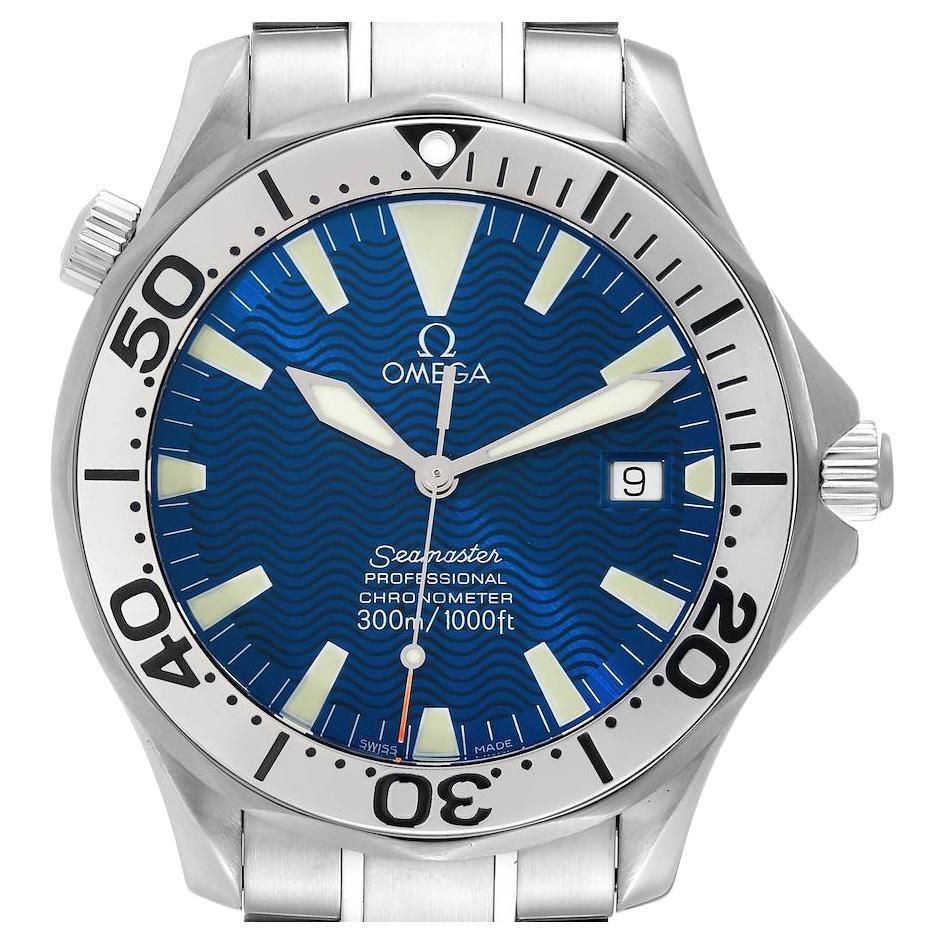 Omega Seamaster 300m Dual Time Zone Men's Watch 2535.80.00 Box Cards ...