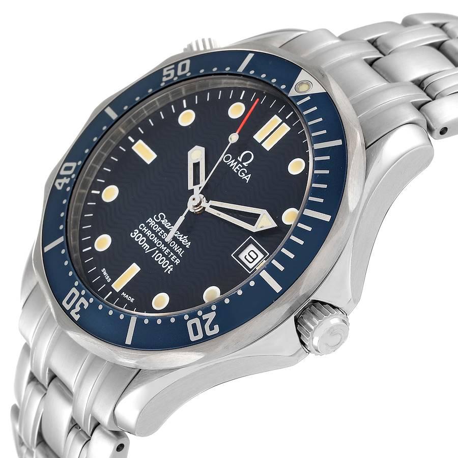Omega Seamaster 300M Blue Dial Steel Mens Watch 2531.80.00 Box Card at ...