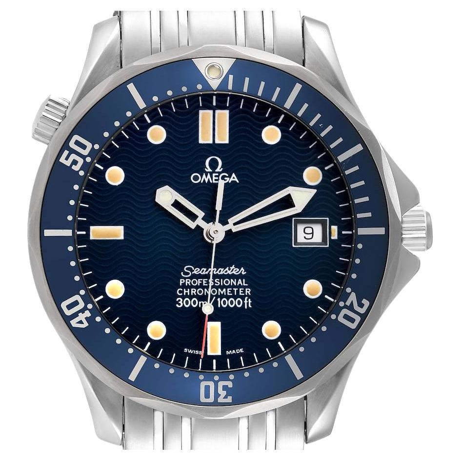 Omega Seamaster 300M Blue Dial Steel Men's Watch 2531.80.00 Card For ...