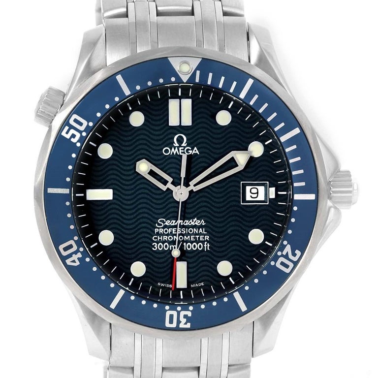 Omega Seamaster 300M Blue Wave Dial Automatic Men's Watch 2531.80.00 ...