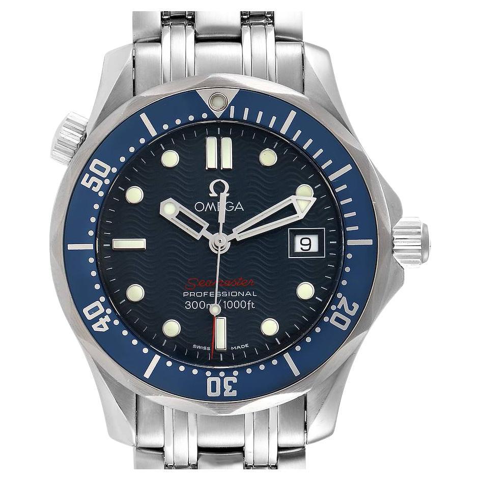 Omega Seamaster Midsize Blue Dial Steel Men's Watch 2551.80.00 For Sale ...