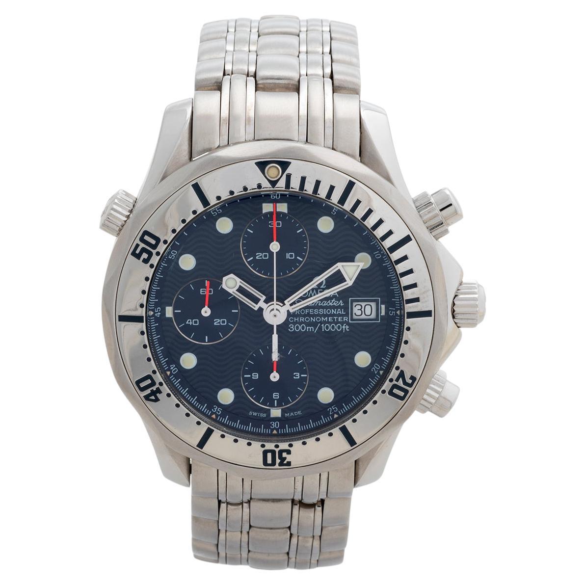 Omega Stainless Steel Seamaster 300 Wristwatch Ref 166.024 at 1stDibs ...