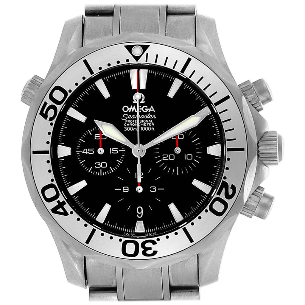Omega Seamaster 300M Diver Chronograph Titanium Men’s Watch 2293.52.00 ...