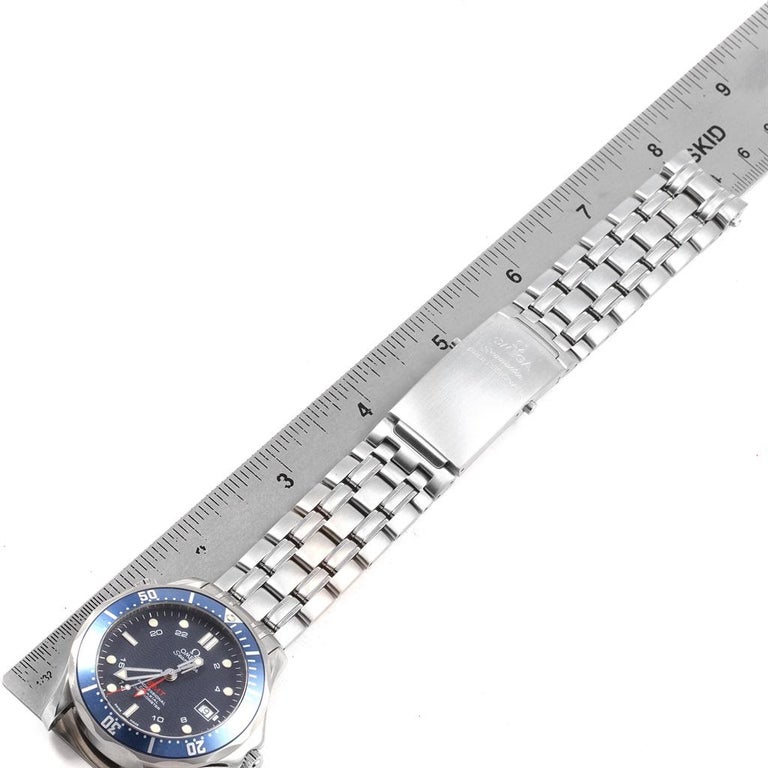 Omega Seamaster 300m Dual Time Zone Men's Watch 2535.80.00 Box Cards ...