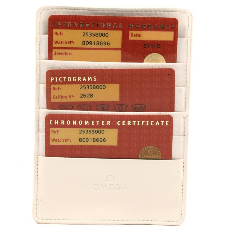 Omega Seamaster 300m Dual Time Zone Men's Watch 2535.80.00 Box Cards ...