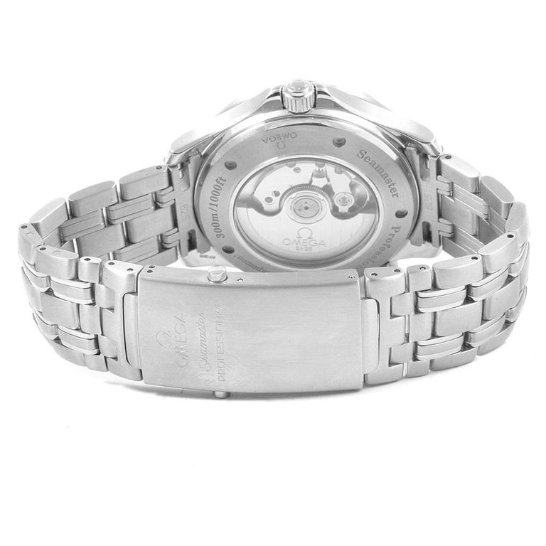 Omega Seamaster 300m Dual Time Zone Men's Watch 2535.80.00 Box Cards ...