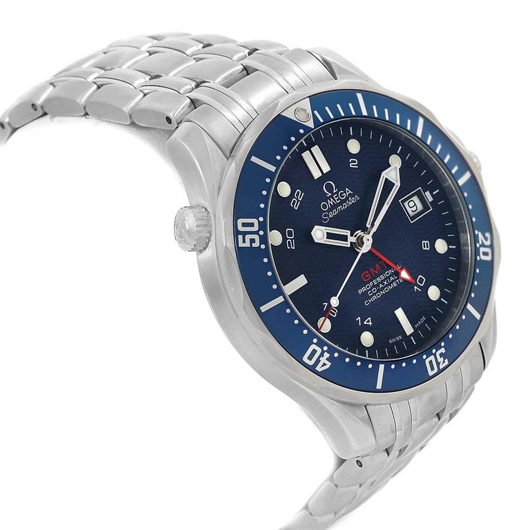 Omega Seamaster 300m Dual Time Zone Men's Watch 2535.80.00 Box Cards ...