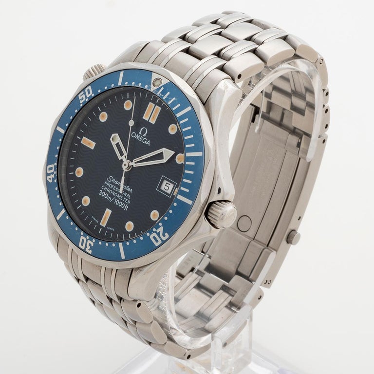 Omega Seamaster 300m Professional Chrono Blue Wave Ref 2531.80.00 'James Bond' For Sale at 1stDibs