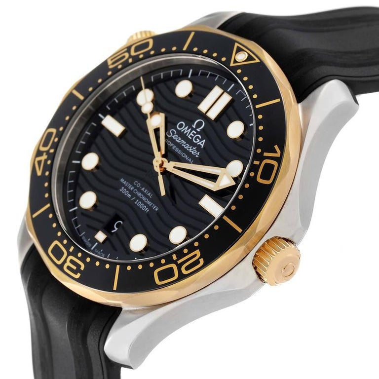 Omega Seamaster 300M Steel Yellow Gold Mens Watch 210.22.42.20.01.001 ...