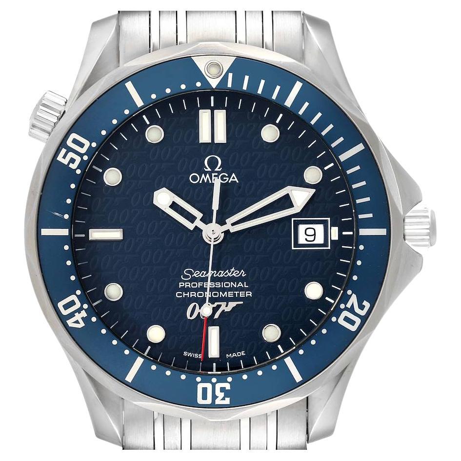 Omega Seamaster 40 Jahre James Bond Blaue Zifferblattuhr 2537.80,00 ...