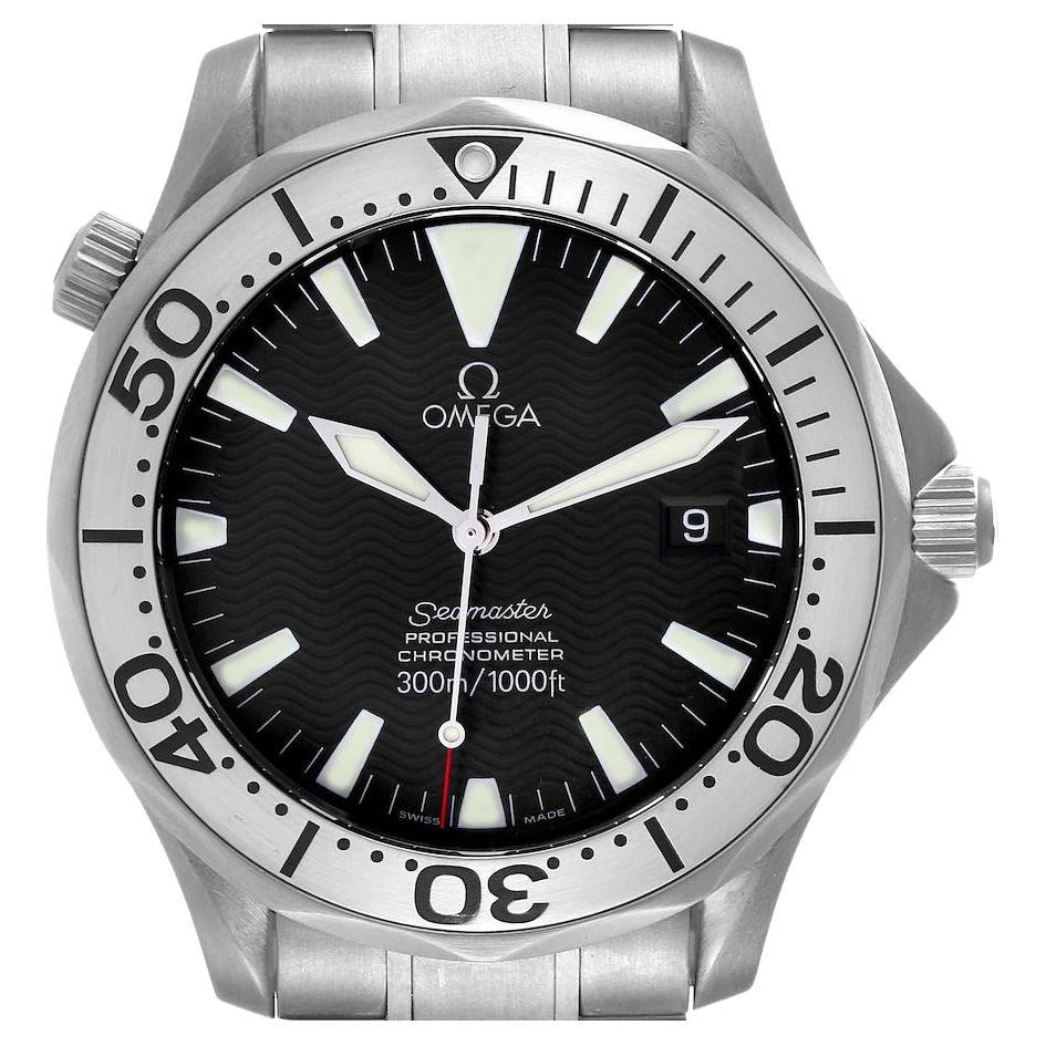 Omega Seamaster 41 Black Dial Titanium Mens Watch 2231.50.00 at 1stDibs ...