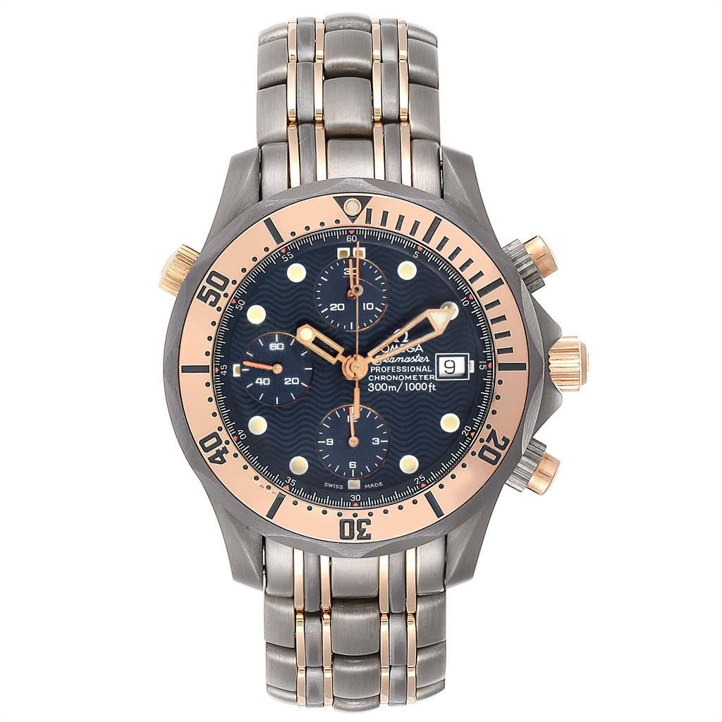 Omega Seamaster Titanium 18 Karat Rose Gold Men's Watch 2296.80.00 For ...