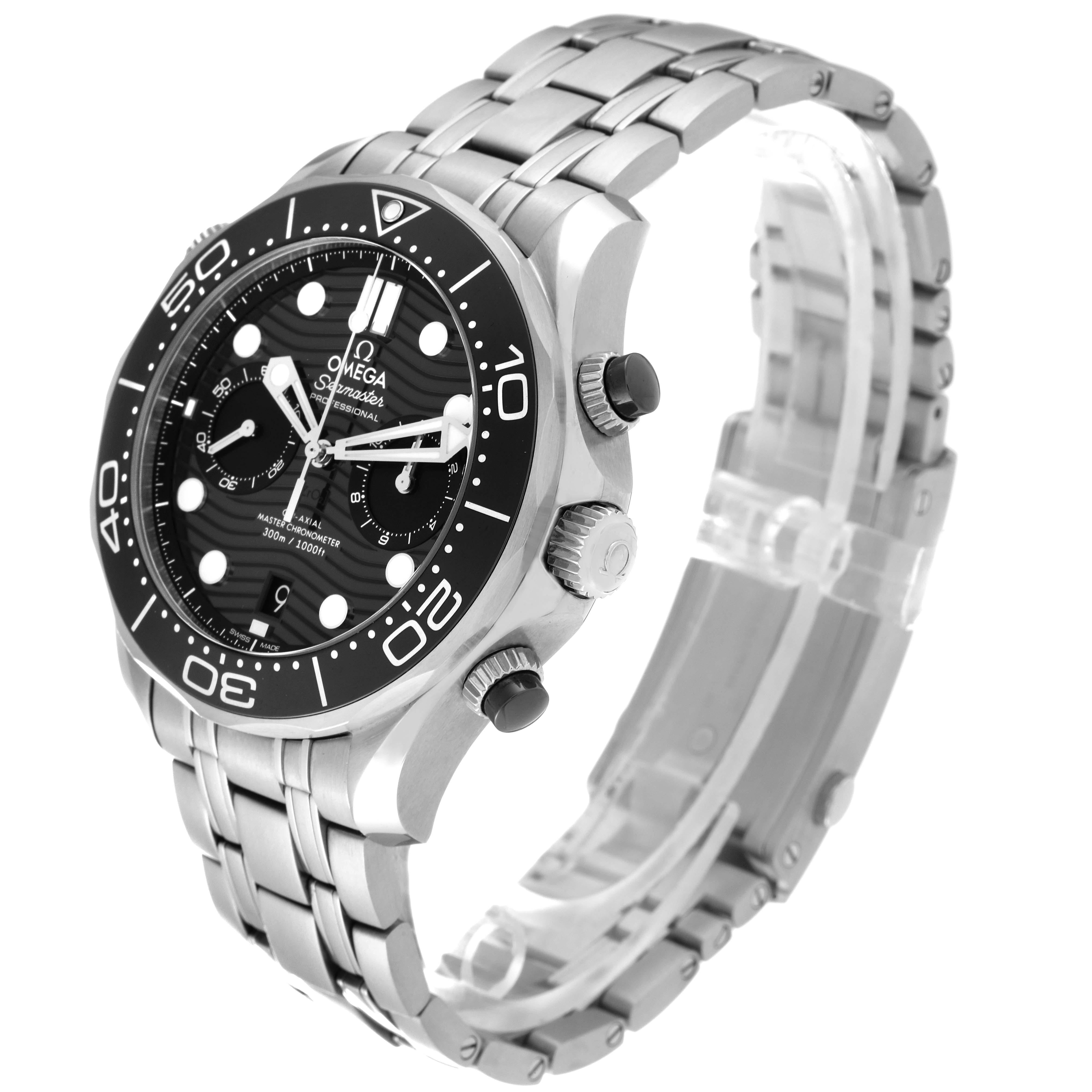 Omega Seamaster 44 Chronograph Steel Mens Watch 210.30.44.51.01.001 Box ...