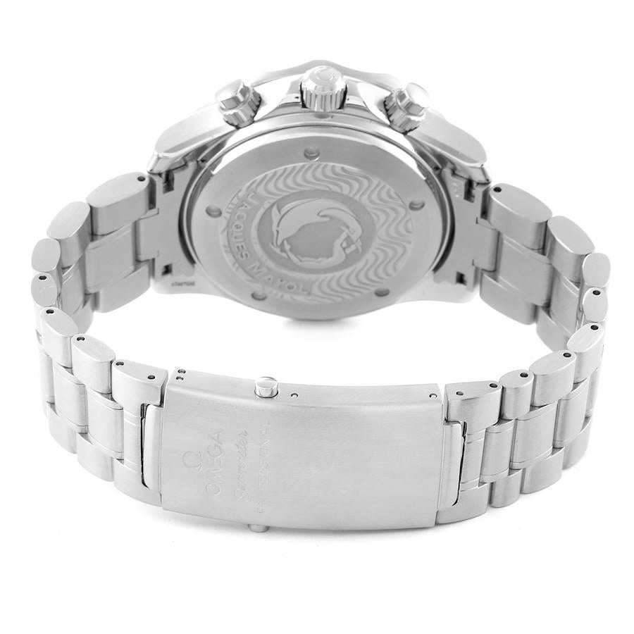 Omega Seamaster Apnea Jacques Mayol Silver Dial Mens Watch 2595.30.00 ...
