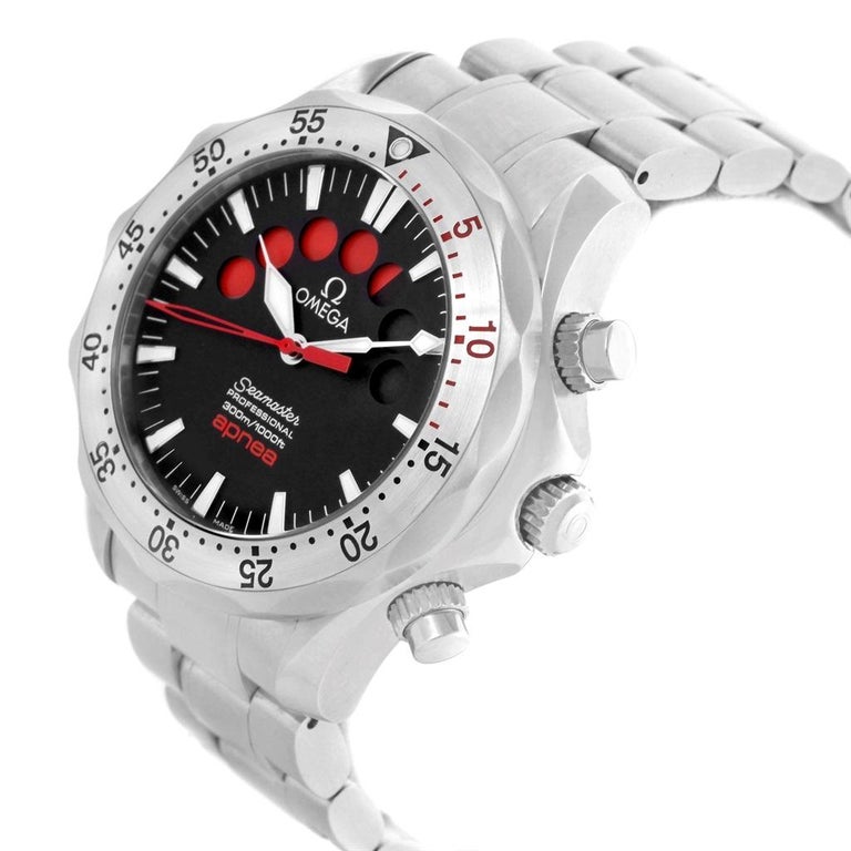Omega Seamaster Apnea Jacques Mayol Watch 2595.50.00 Card For Sale at ...