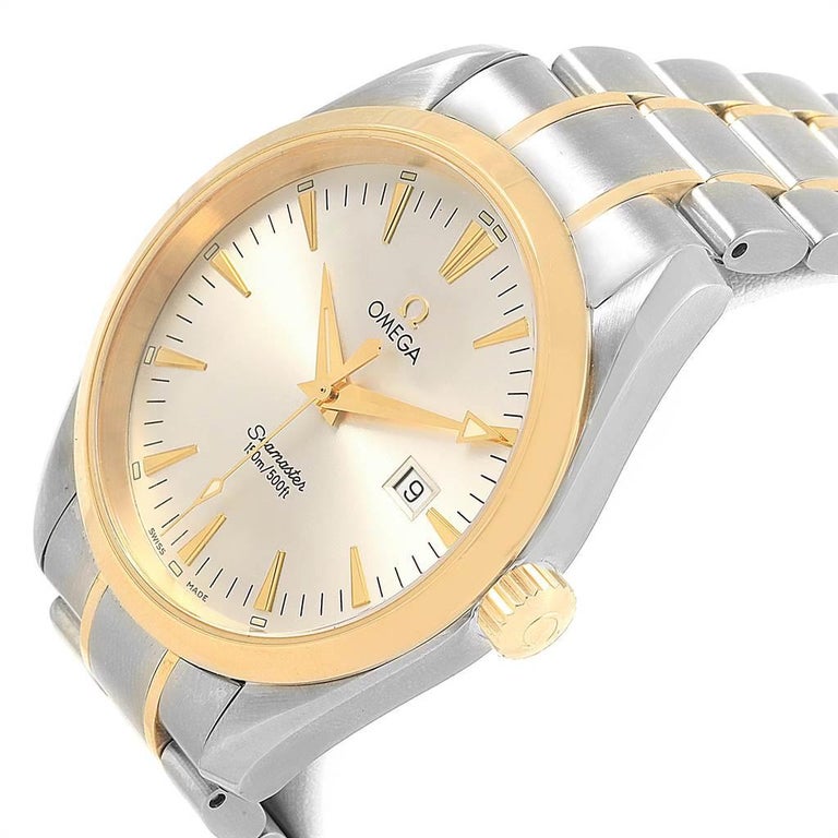 Omega Seamaster Aqua Terra Steel Yellow Gold Watch 2317.30.00 For Sale ...