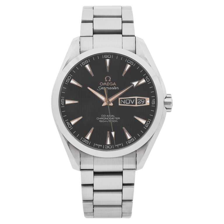 Omega Seamaster Aqua Terra 18K White Gold Automatic Watch 231.50.43.22 ...