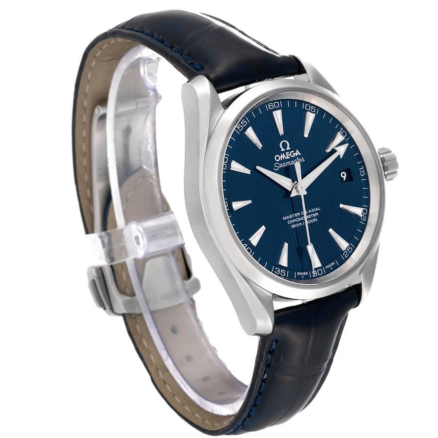 Omega Seamaster Aqua Terra Blue Dial Mens Watch 231.13.42.21.03.001 Box ...