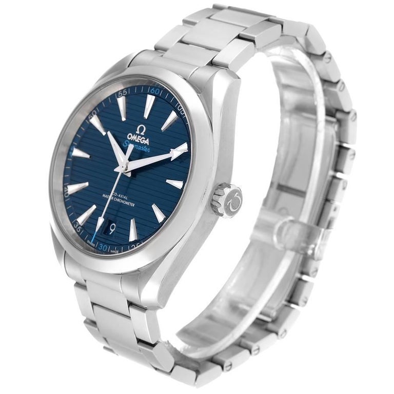Omega Seamaster Aqua Terra Blue Dial Steel Watch 220.10.41.21.03.001 ...