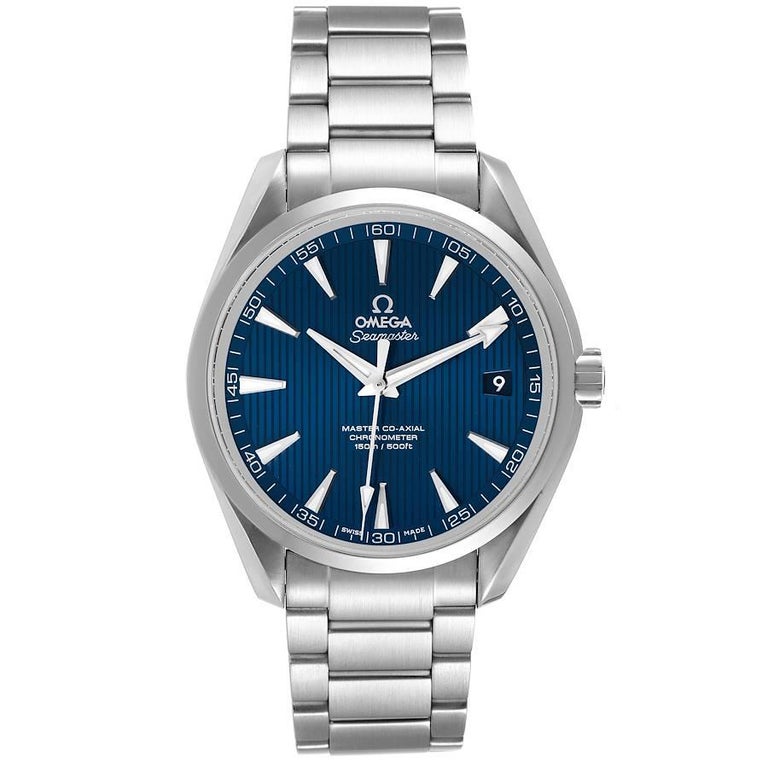 Omega Seamaster Aqua Terra Blue Dial Steel Watch 231.10.42.21.03.003 ...