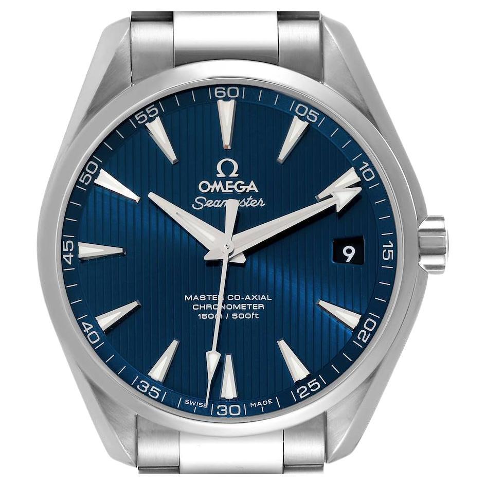Omega Seamaster Aqua Terra Steel Blue Dial Watch 220.10.38.20.03.002 ...