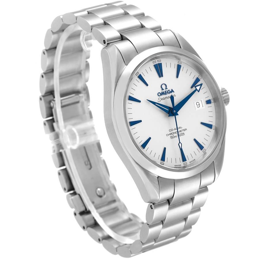 Omega Seamaster Aqua Terra Blue Hands Steel Mens Watch 2503.33.00 Box ...
