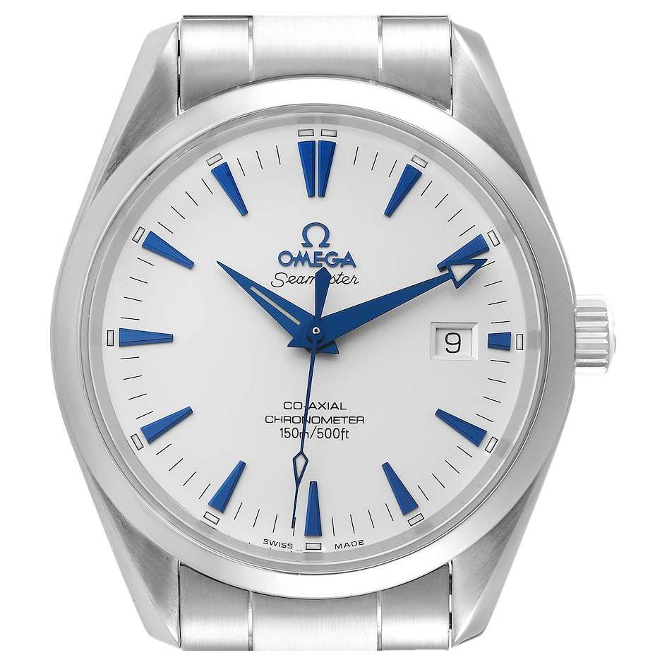 Omega Seamaster Aqua Terra Men’s Watch 2503.33.00 Box Card For Sale at ...