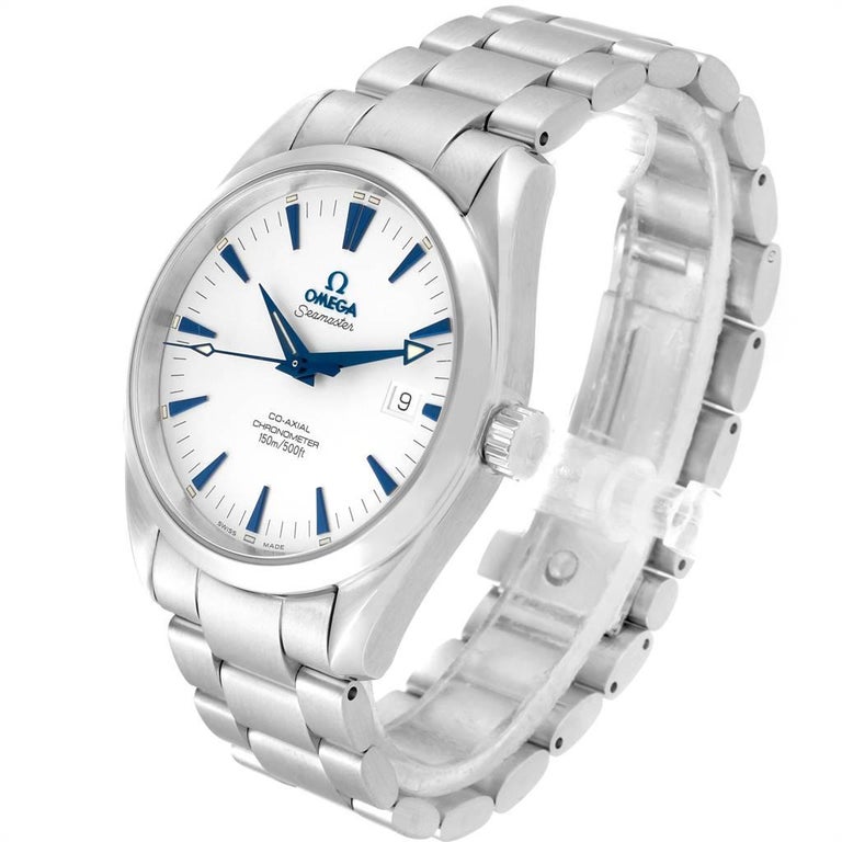 Omega Seamaster Aqua Terra Blue Hands Steel Men’s Watch 2503.33.00 For ...