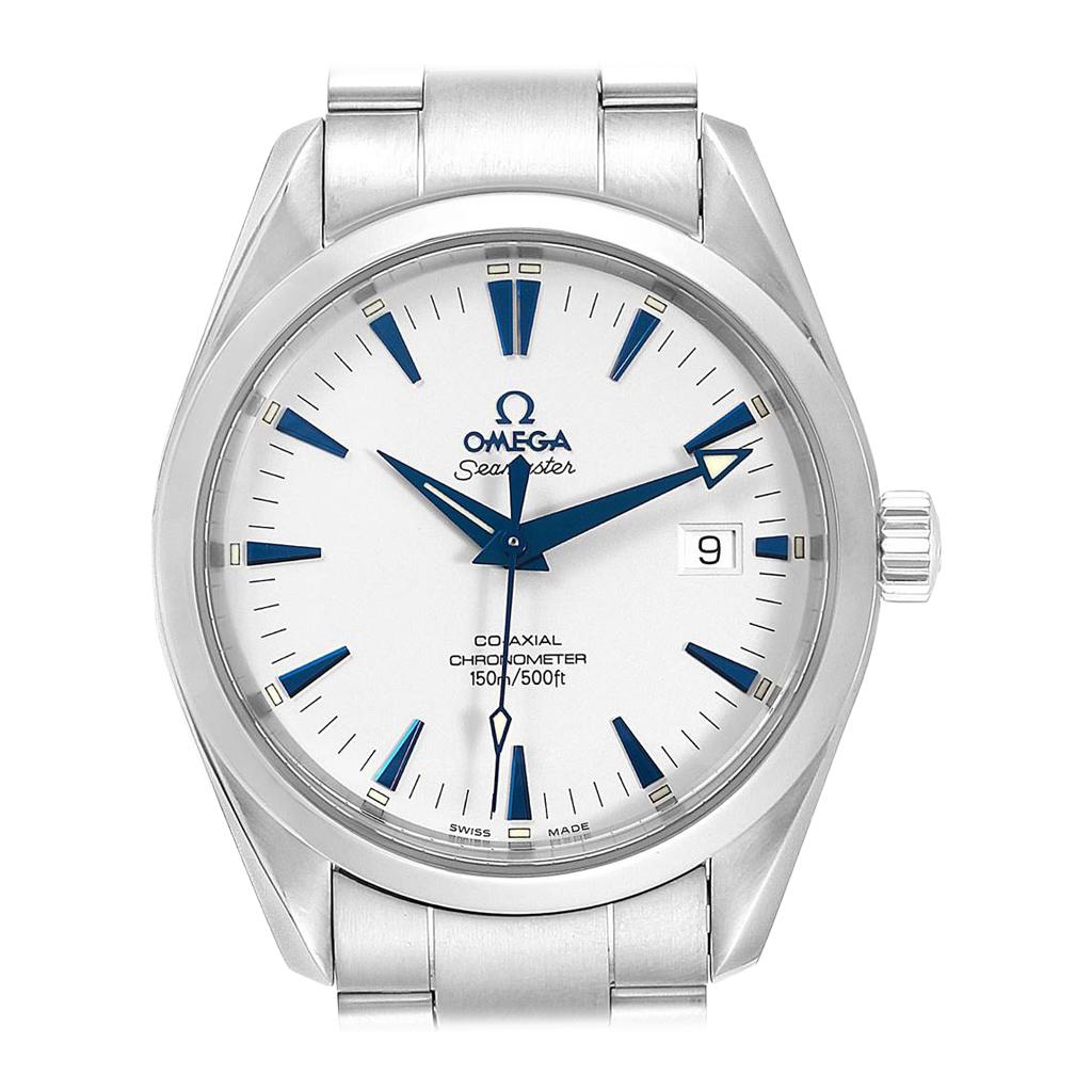 Omega Seamaster Aqua Terra Blue Hands Steel Men’s Watch 2503.33.00 For ...