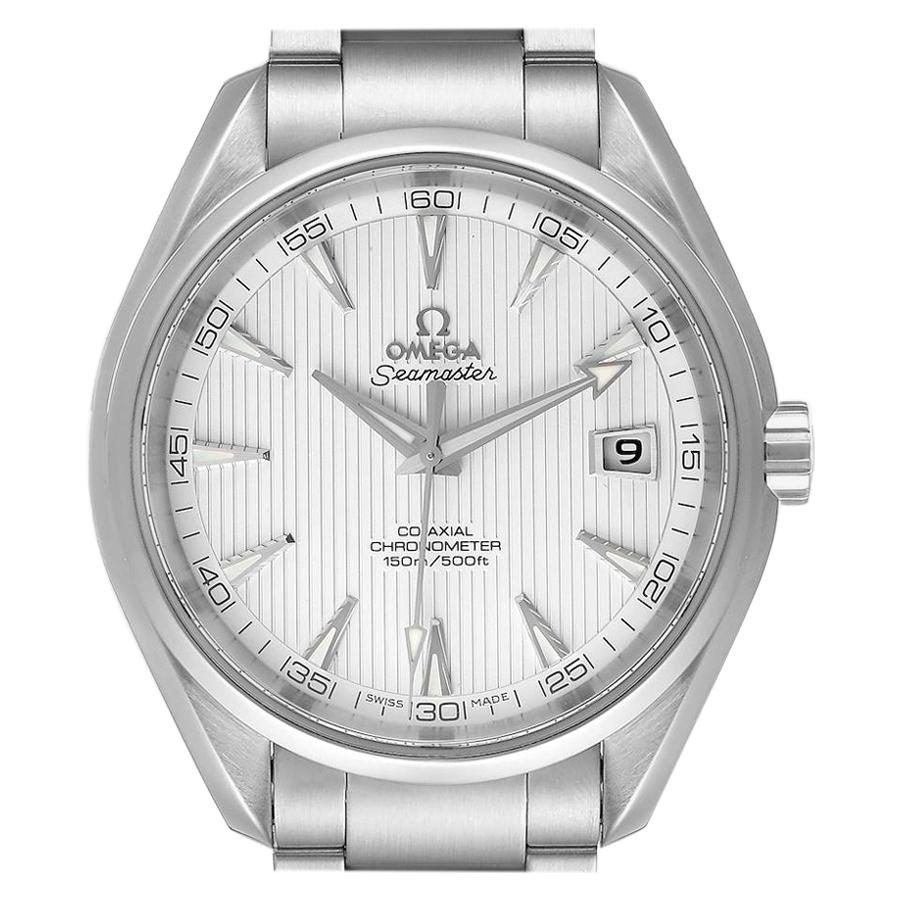 Omega Seamaster Aqua Terra Silver Dial Watch 220.12.38.20.02.001 For ...