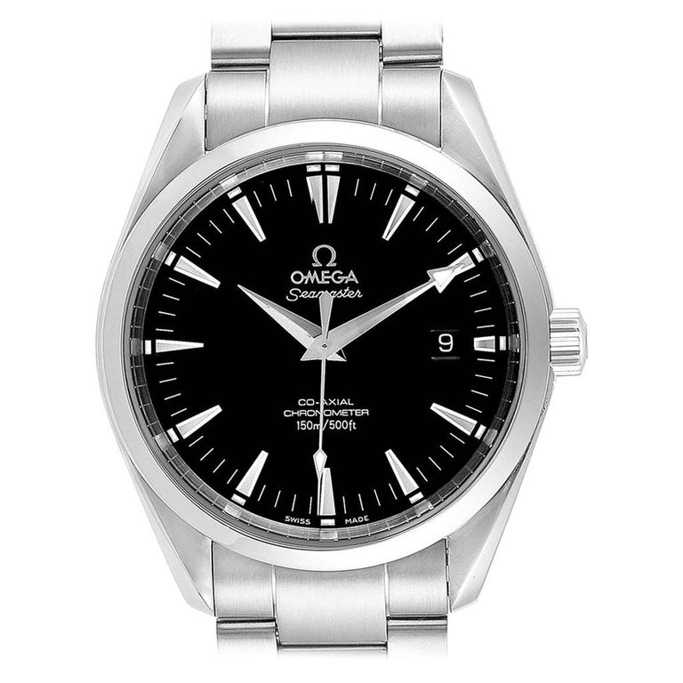 Omega Seamaster Aqua Terra Men’s Black Dial Steel Watch 2503.50.00 For ...