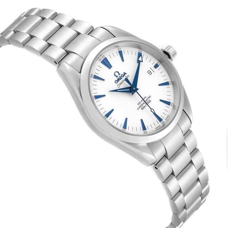 Omega Seamaster Aqua Terra Men’s Watch 2503.33.00 Box Card For Sale at ...