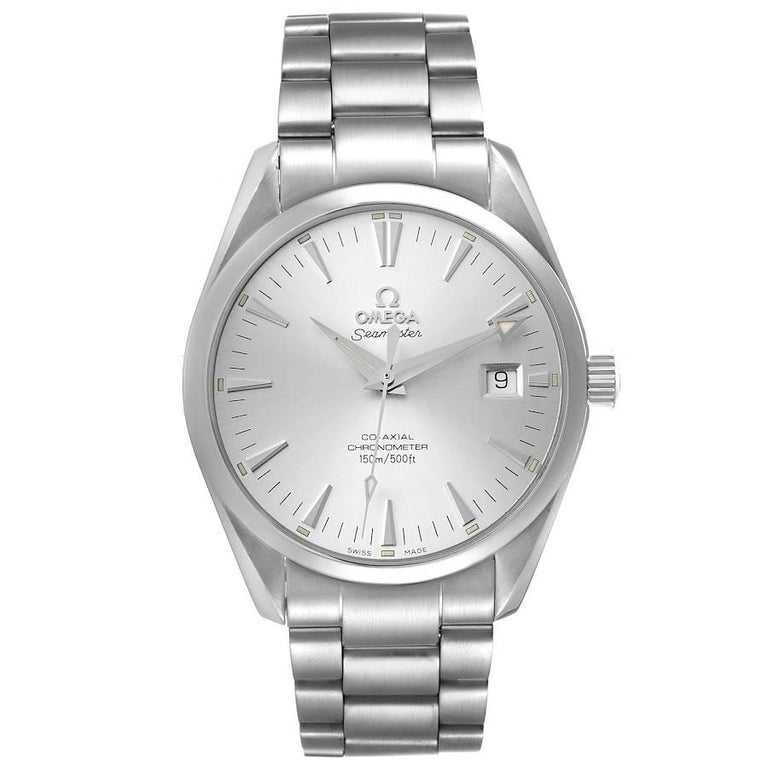 Omega Seamaster Aqua Terra Silver Dial Steel Mens Watch 2503.30.00 at ...