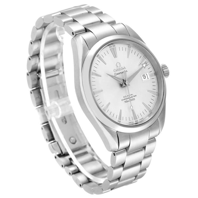 Omega Seamaster Aqua Terra Silver Dial Steel Mens Watch 2503.30.00 at ...