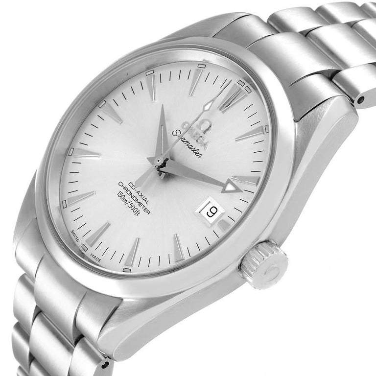 Omega Seamaster Aqua Terra Silver Dial Steel Mens Watch 2503.30.00 at ...