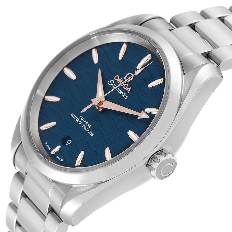 Omega Seamaster Aqua Terra Steel Blue Dial Watch 220.10.38.20.03.002 ...