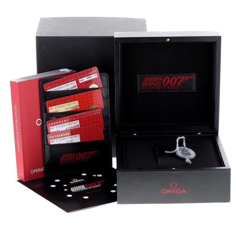 Omega Seamaster Bond 007 Limited Edition Watch 212.30.41.20.01.001 Box ...