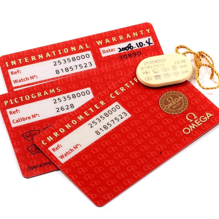 Omega Seamaster Bond 300M GMT Co-Axial Men’s Watch 2535.80.00 Cards For ...