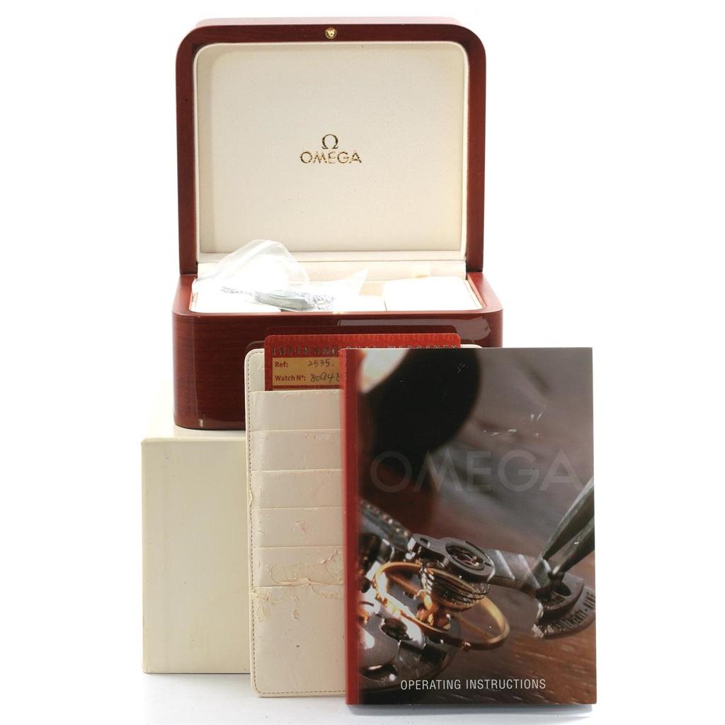 Omega Seamaster Bond 300M GMT Co-Axial Steel Watch 2535.80.00 Box Cards ...