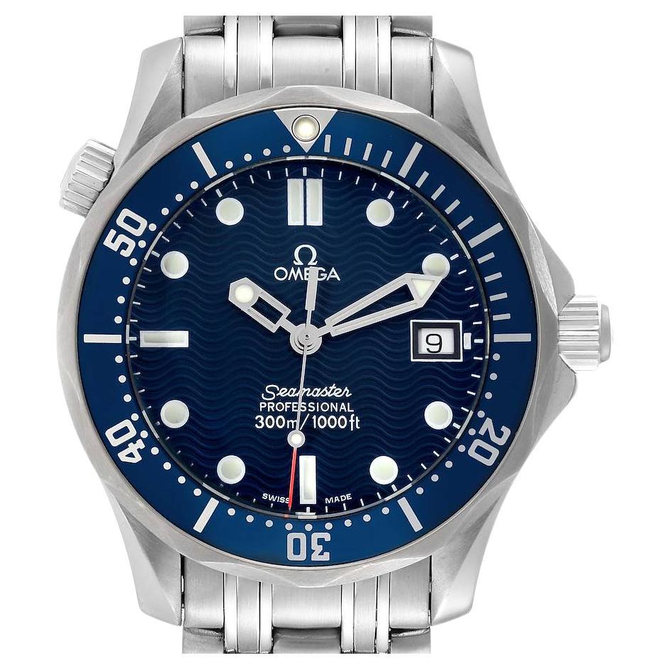 Omega Seamaster Blue Dial Chronograph Steel Men's Watch 2598.80.00 For ...