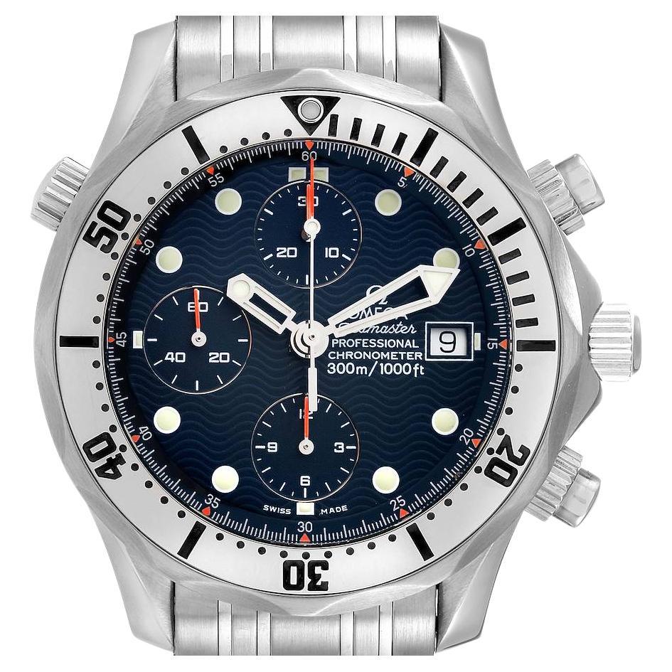 Omega Seamaster Black Dial Steel Men's Watch 2264.50.00 Box Card For ...