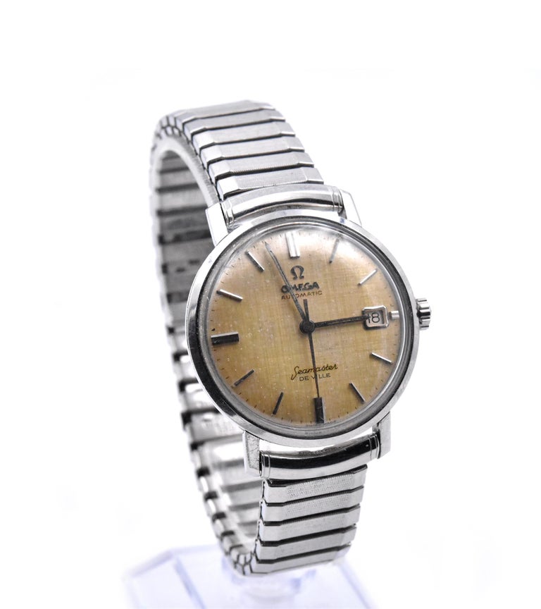 Omega Seamaster De Ville Stainless Steel Watch at 1stDibs