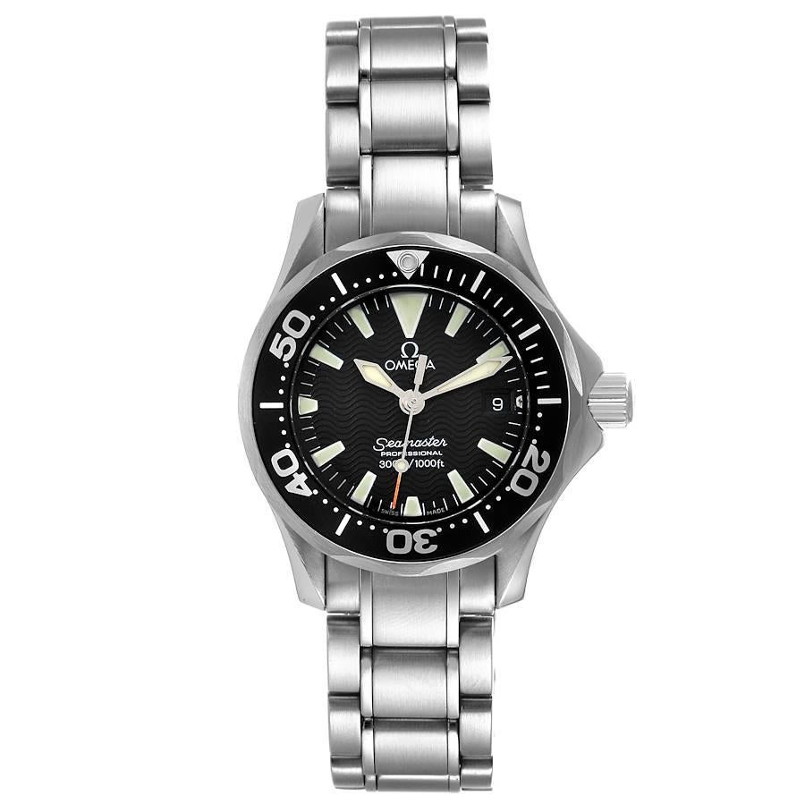 Omega Seamaster Diver 300m Steel Ladies Watch 2284.50.00 Box Card For ...