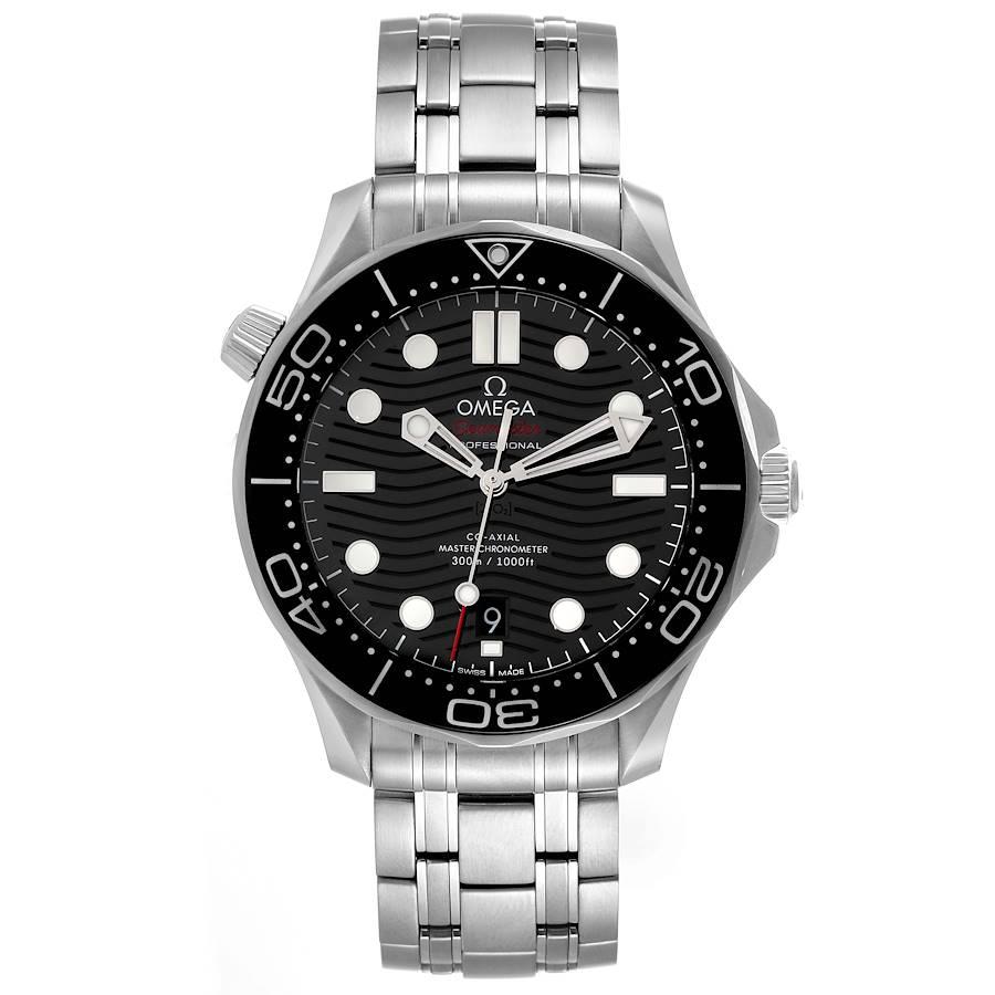 Omega Seamaster Diver 300M Black Dial Mens Watch 210.30.42.20.01.001 ...