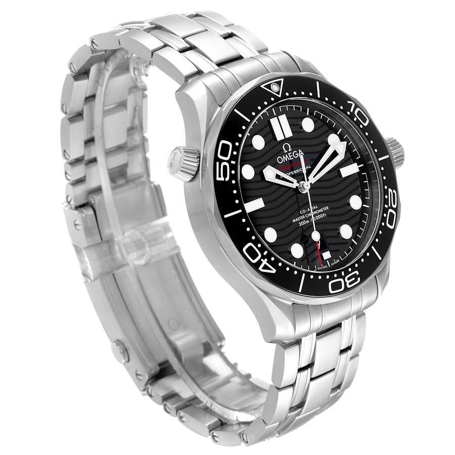 Omega Seamaster Diver 300M Black Dial Mens Watch 210.30.42.20.01.001 ...