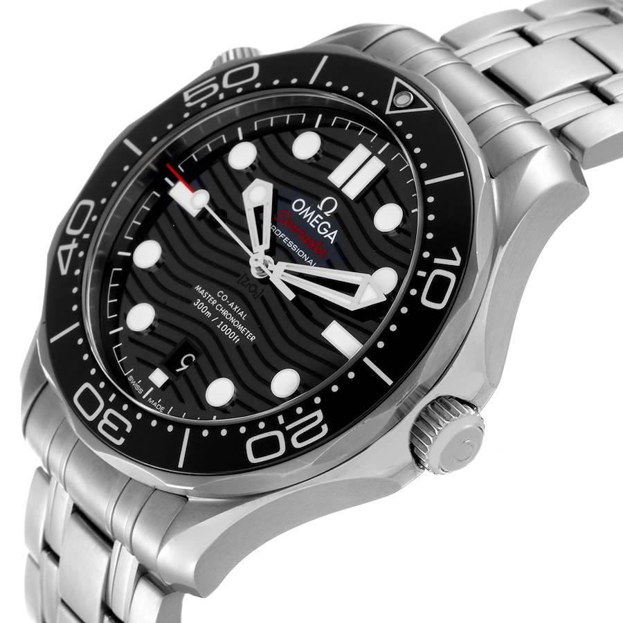 Omega Seamaster Diver 300M Black Dial Mens Watch 210.30.42.20.01.001 ...