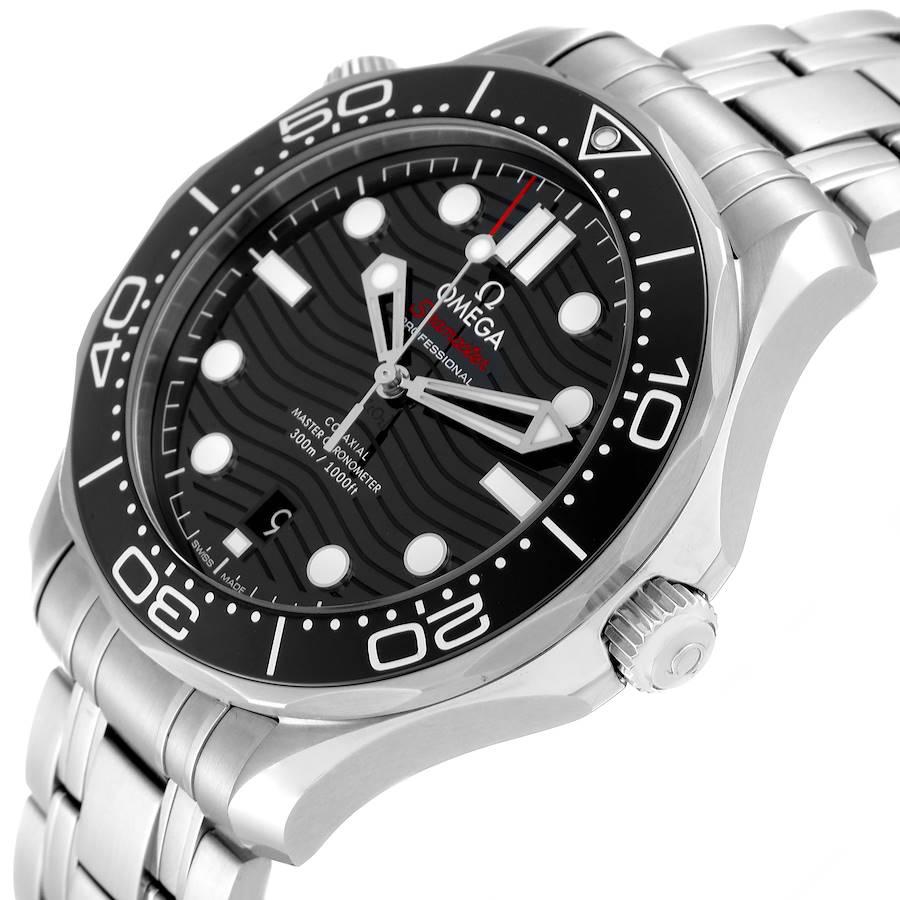 Omega Seamaster Diver 300M Black Dial Mens Watch 210.30.42.20.01.001 ...